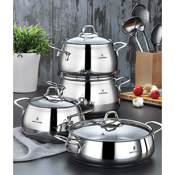 SOFRAM Stainless Steel Deep Stock Pot | Wayfair SOFRAM Stainless Steel Deep Stock Pot | Wayfair